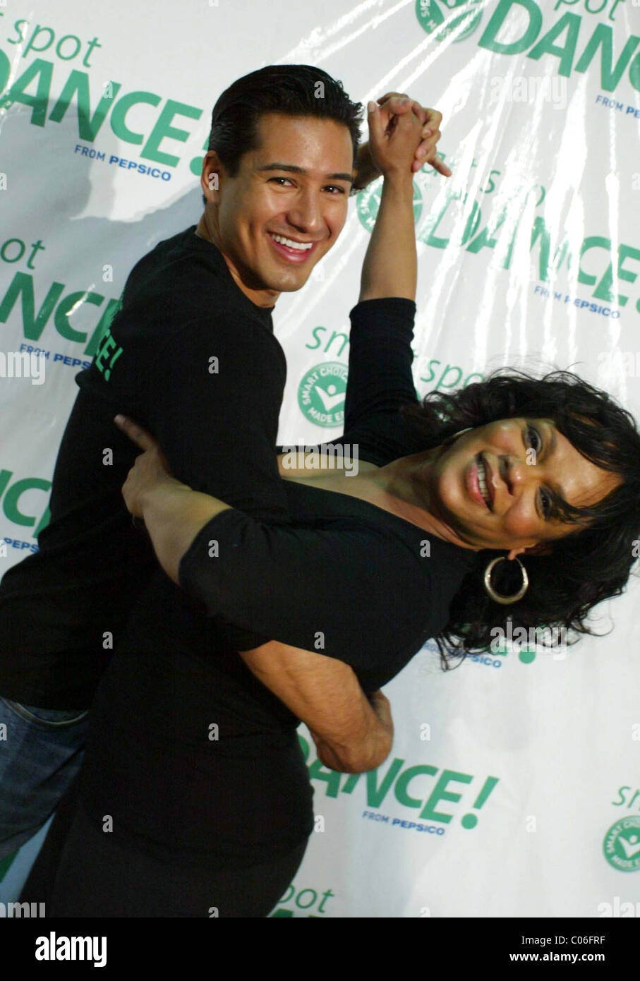 Mario Lopez and Maria Torres PepsiCo launches 'Smart Spot Dance' at the ...