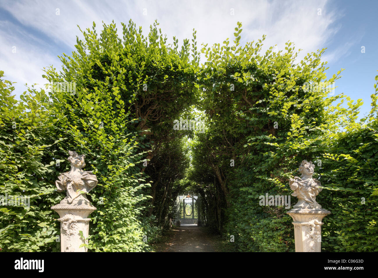 Rococo garden in Veitshoechheim, Main-Franconia region, Lower Franconia ...