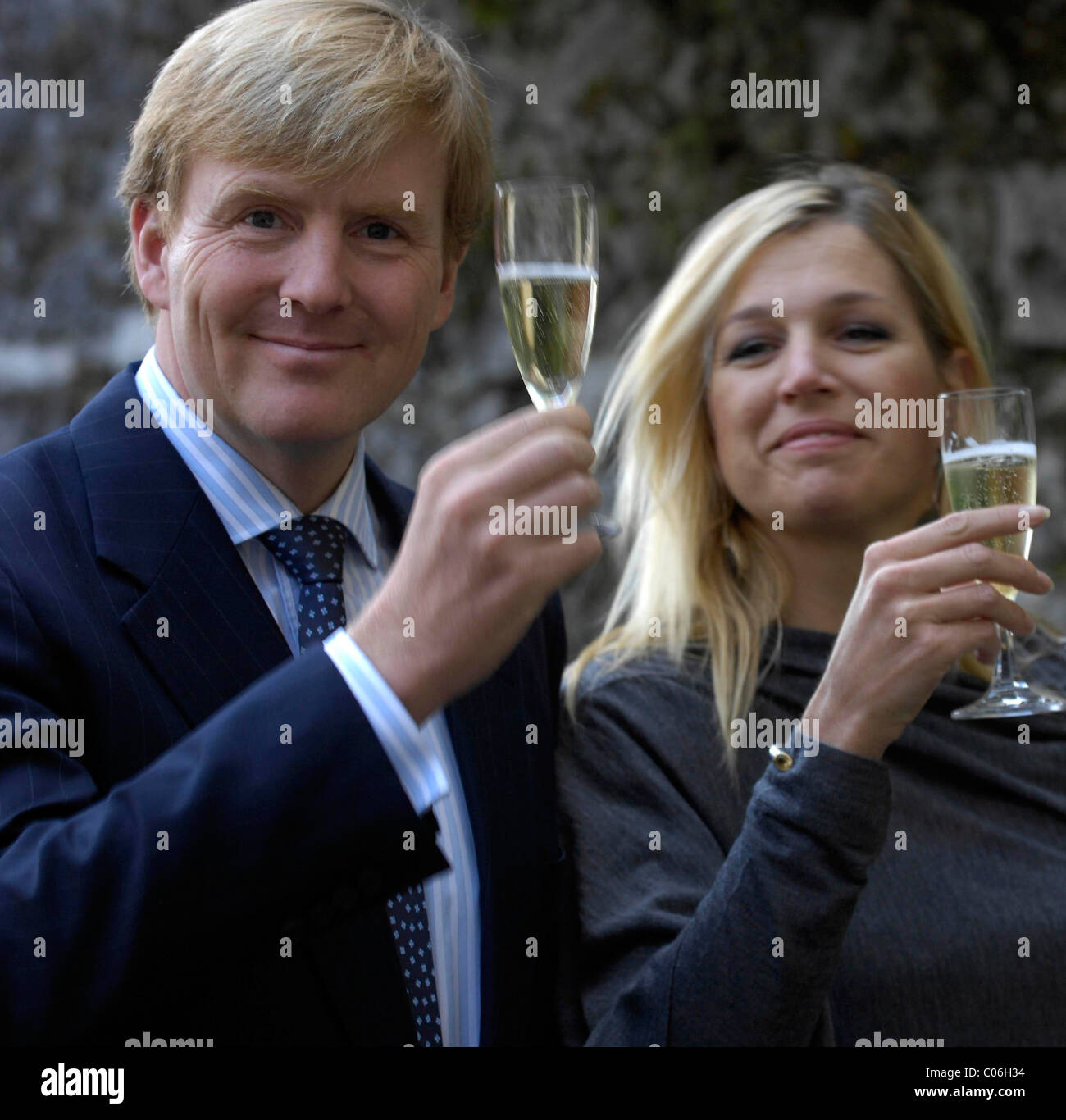 Princess Maxima, Prince Willem Alexander of the Netherlands visiting ...