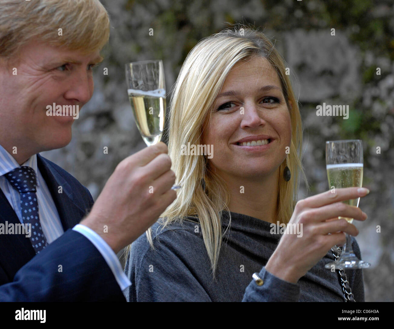Princess Maxima, Prince Willem Alexander of the Netherlands visiting ...