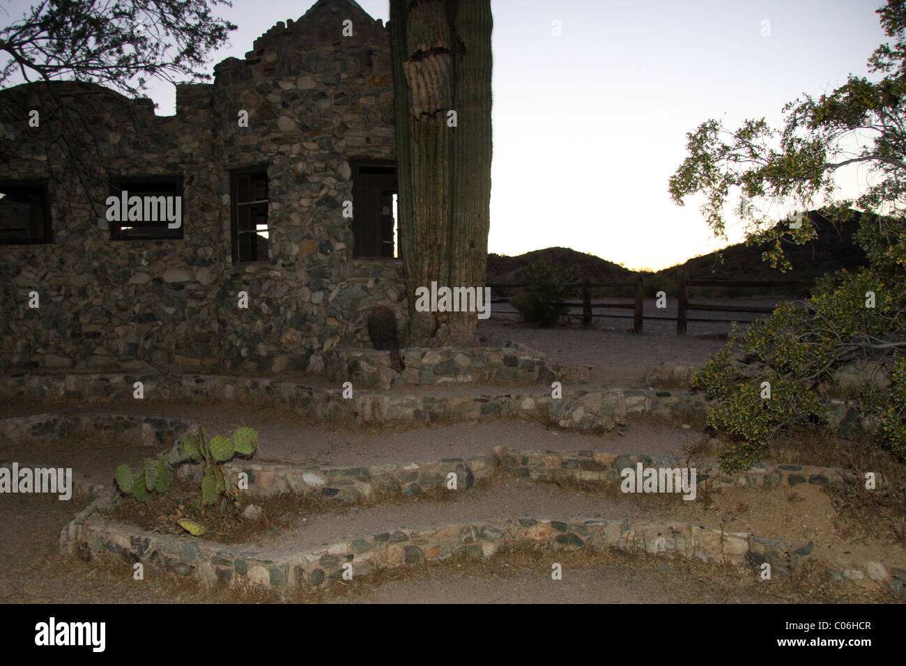 ruins in Arizona Stock Photo - Alamy