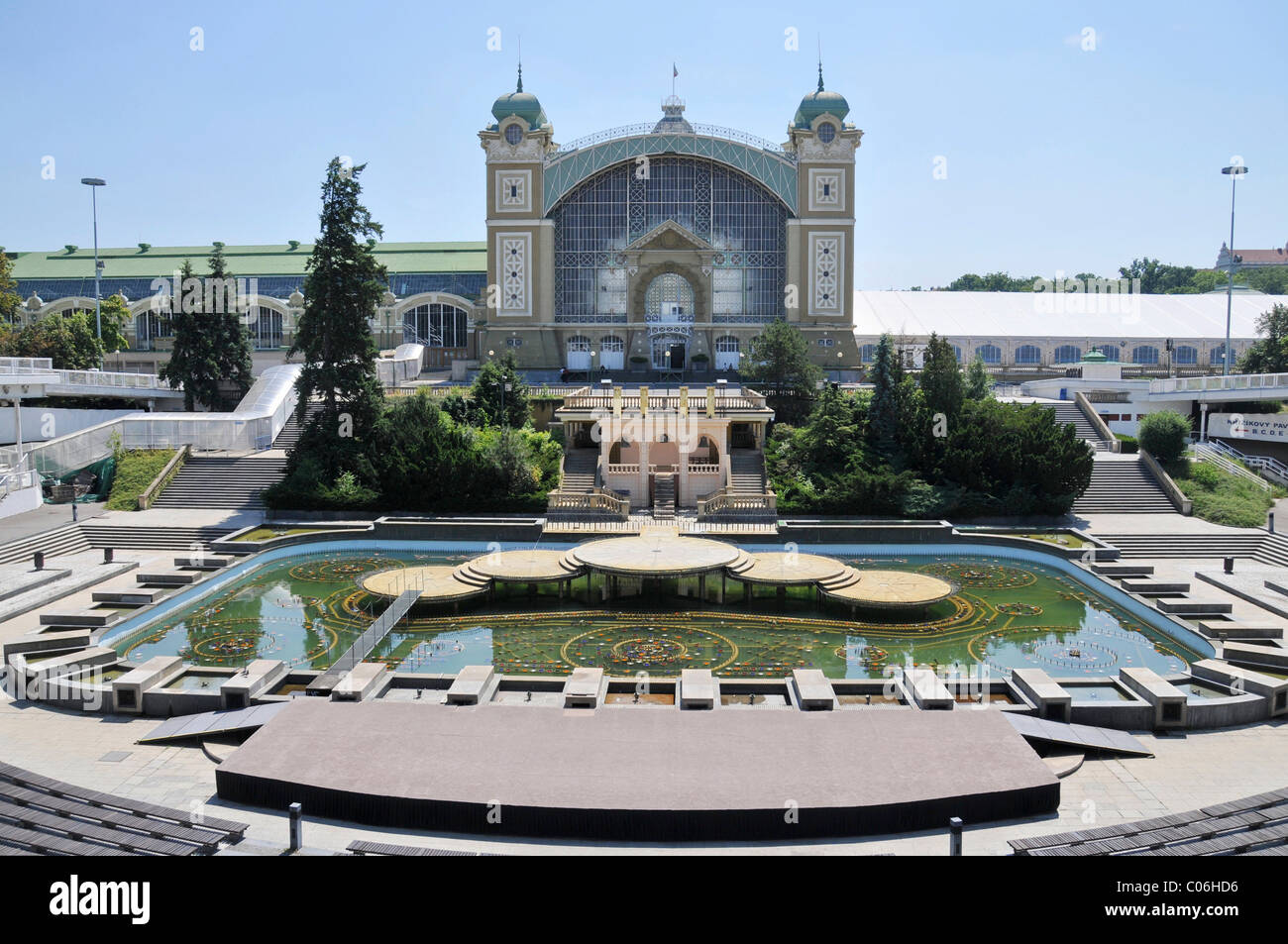 Krizik fountain, Vystaviste Prague Exhibition Grounds, Prague, Czech ...