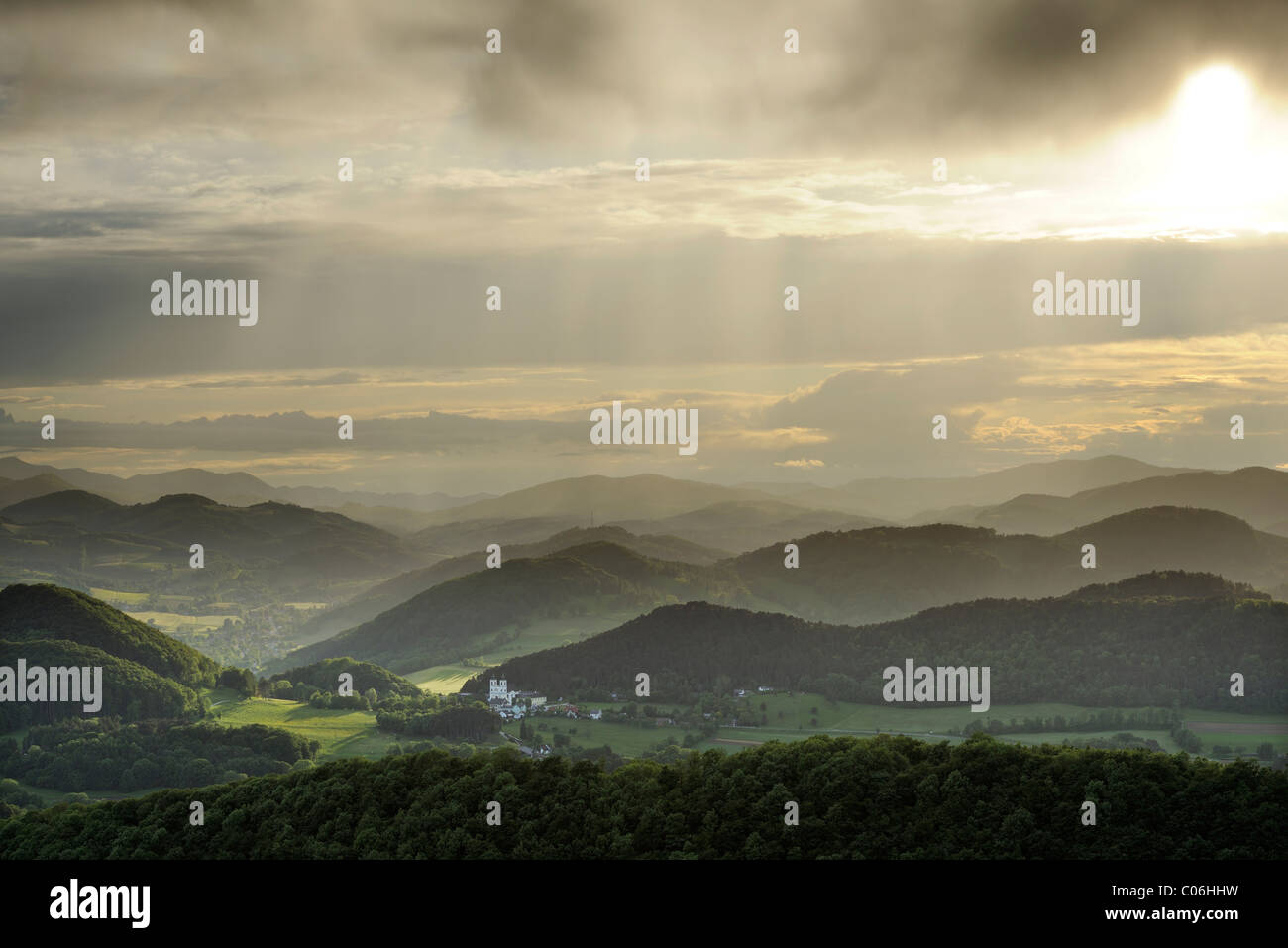 Pilgrimage church on Hafnerberg mountain, Peilstein, Triestingtal ...
