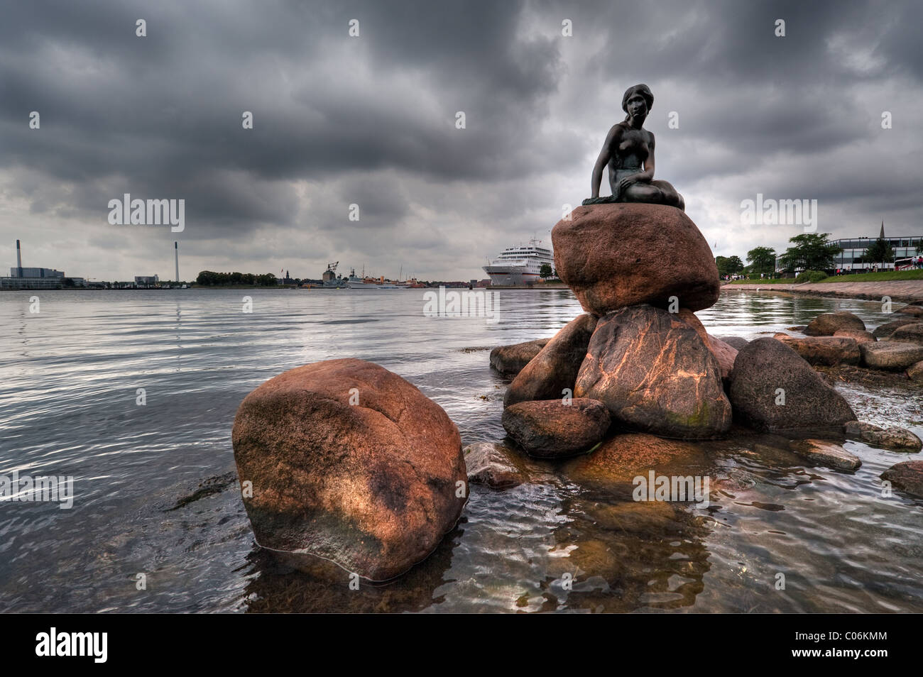 Statue of The Little Mermaid in Copenhagen Denmark Stock Photo - Alamy