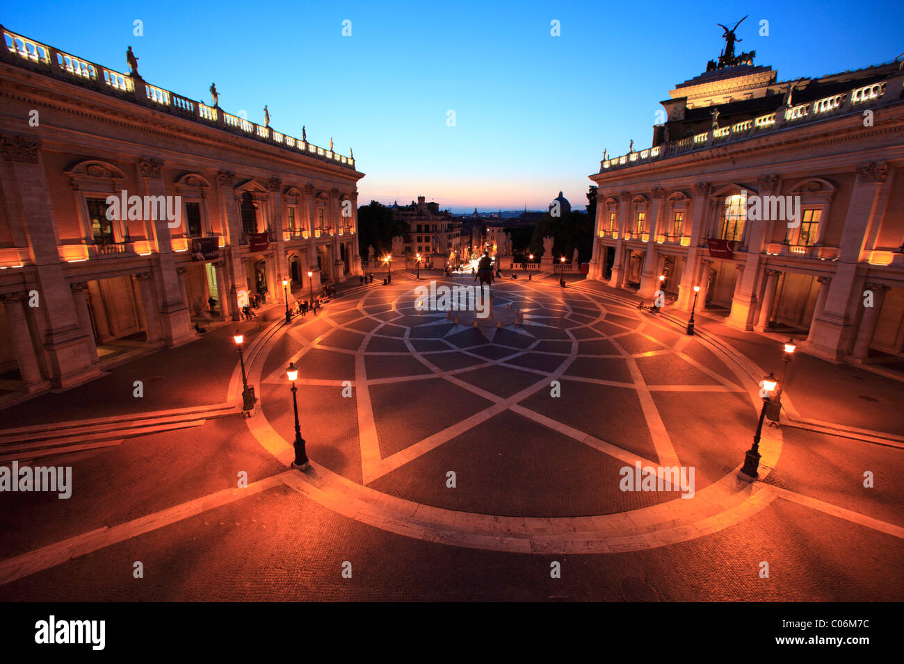 Capitol Square, Piazza di Campidoglio, Rome, Italy, Europe Stock Photo ...