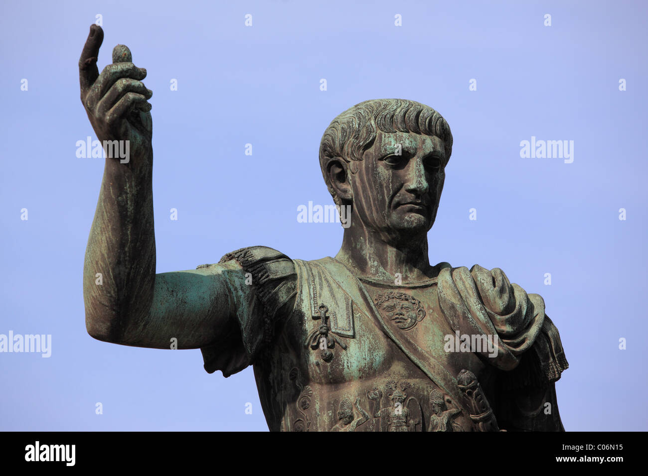 Monument of the Roman Emperor Trajan, Rome, Italy, Europe Stock Photo ...