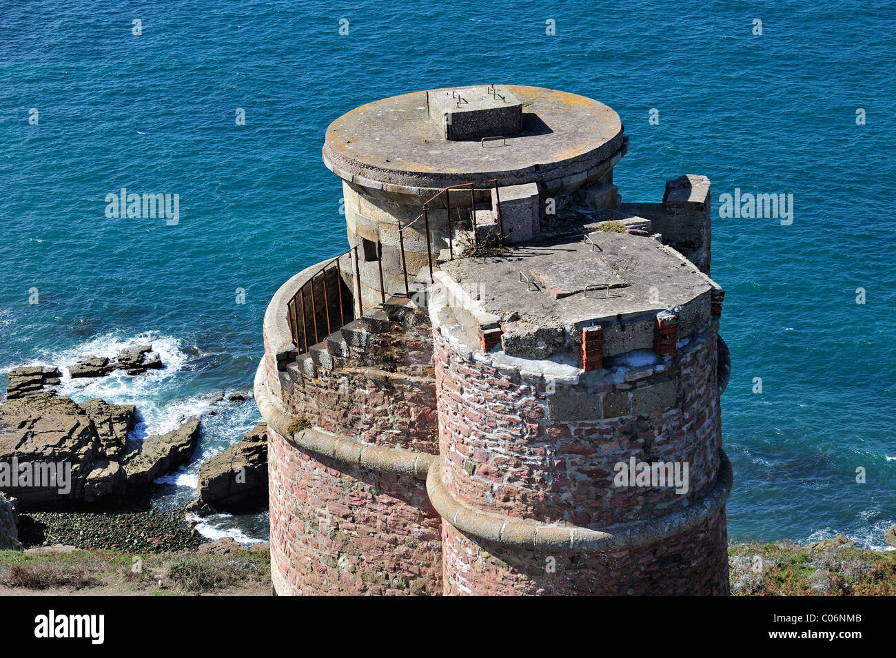 Old 1702 lighthouse built by Vauban at Cap Fréhel, Côtes-d'Armor ...