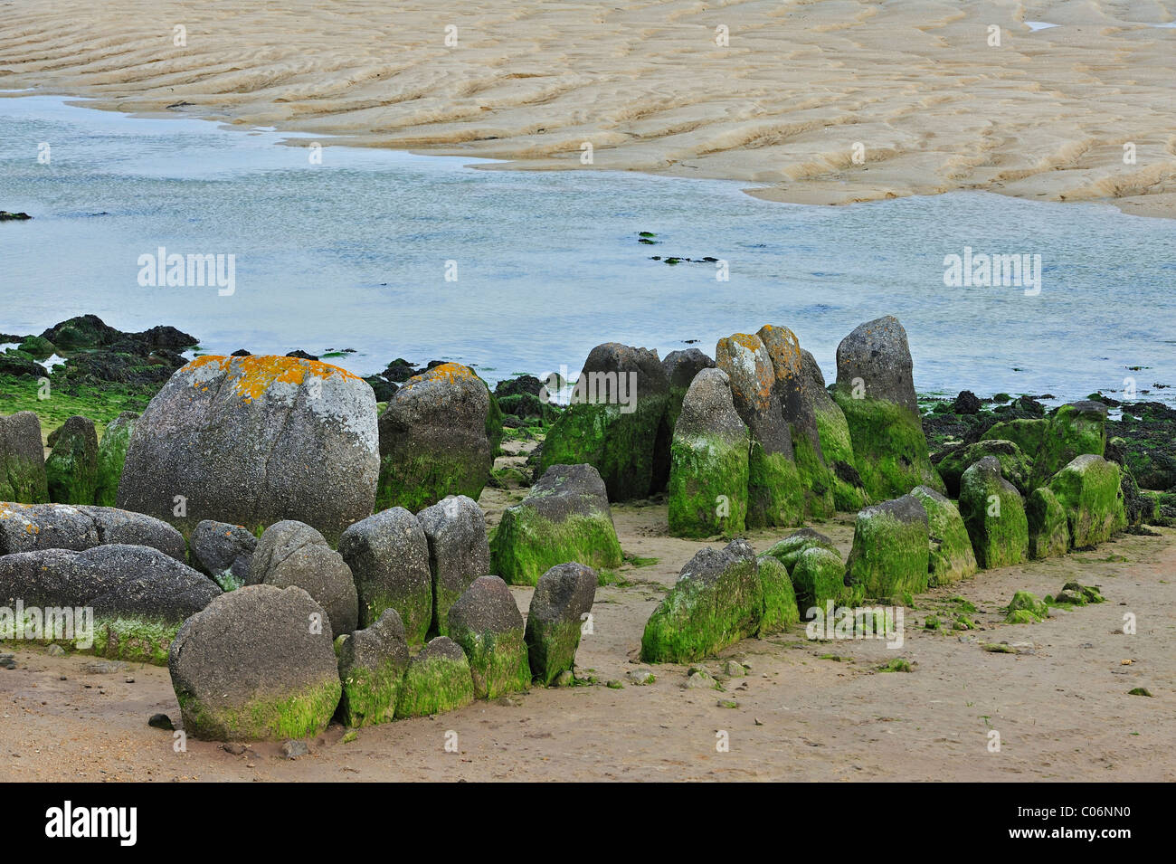 Neolithic tomb / gallery grave / passage grave of Guinirvit, Bay of ...