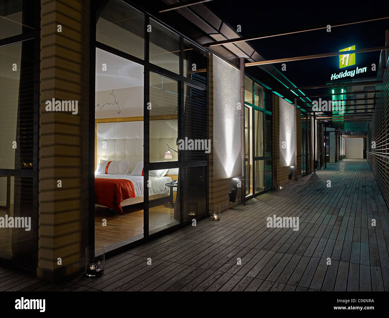 holiday inn hotel in Italy with signal brand logo Stock Photo - Alamy