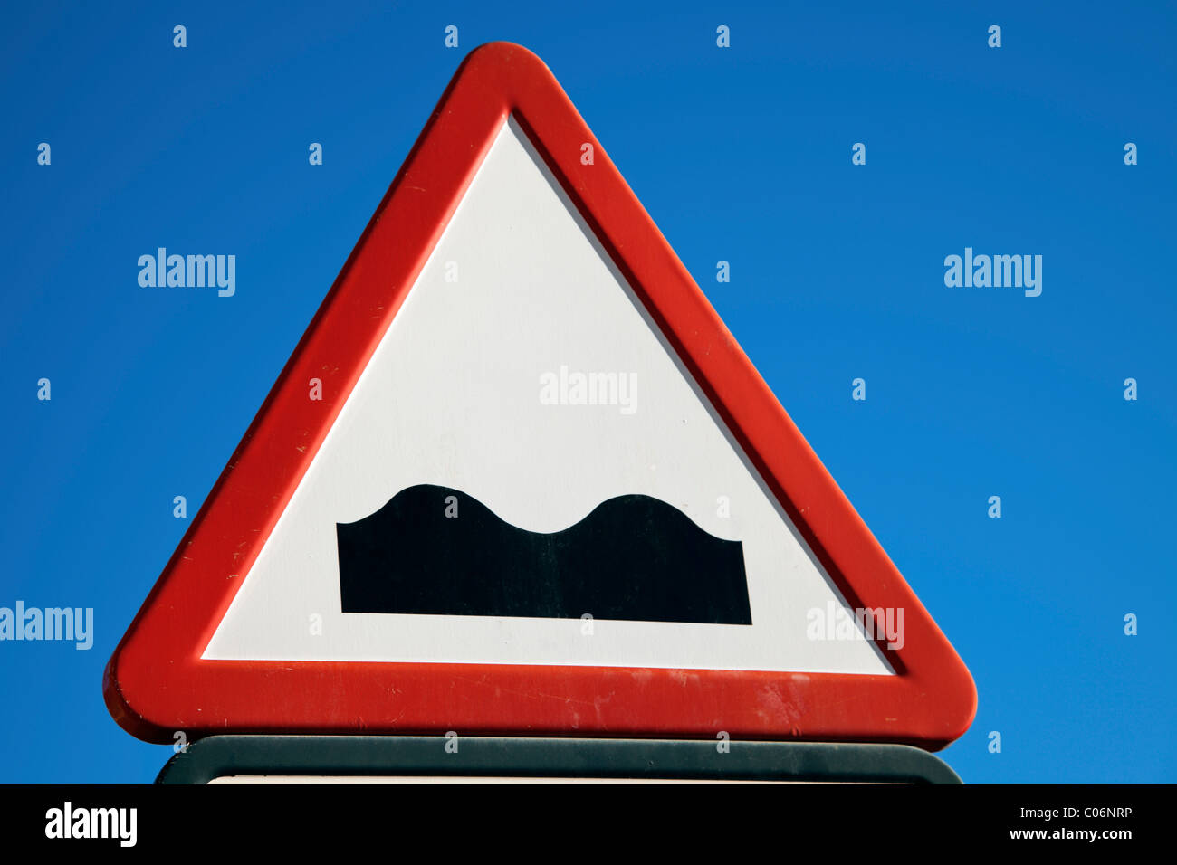 Uneven road sign hi-res stock photography and images - Alamy