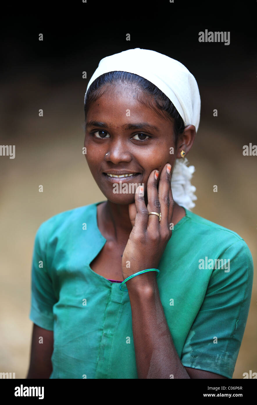 girl Andhra Pradesh South India Stock Photo - Alamy