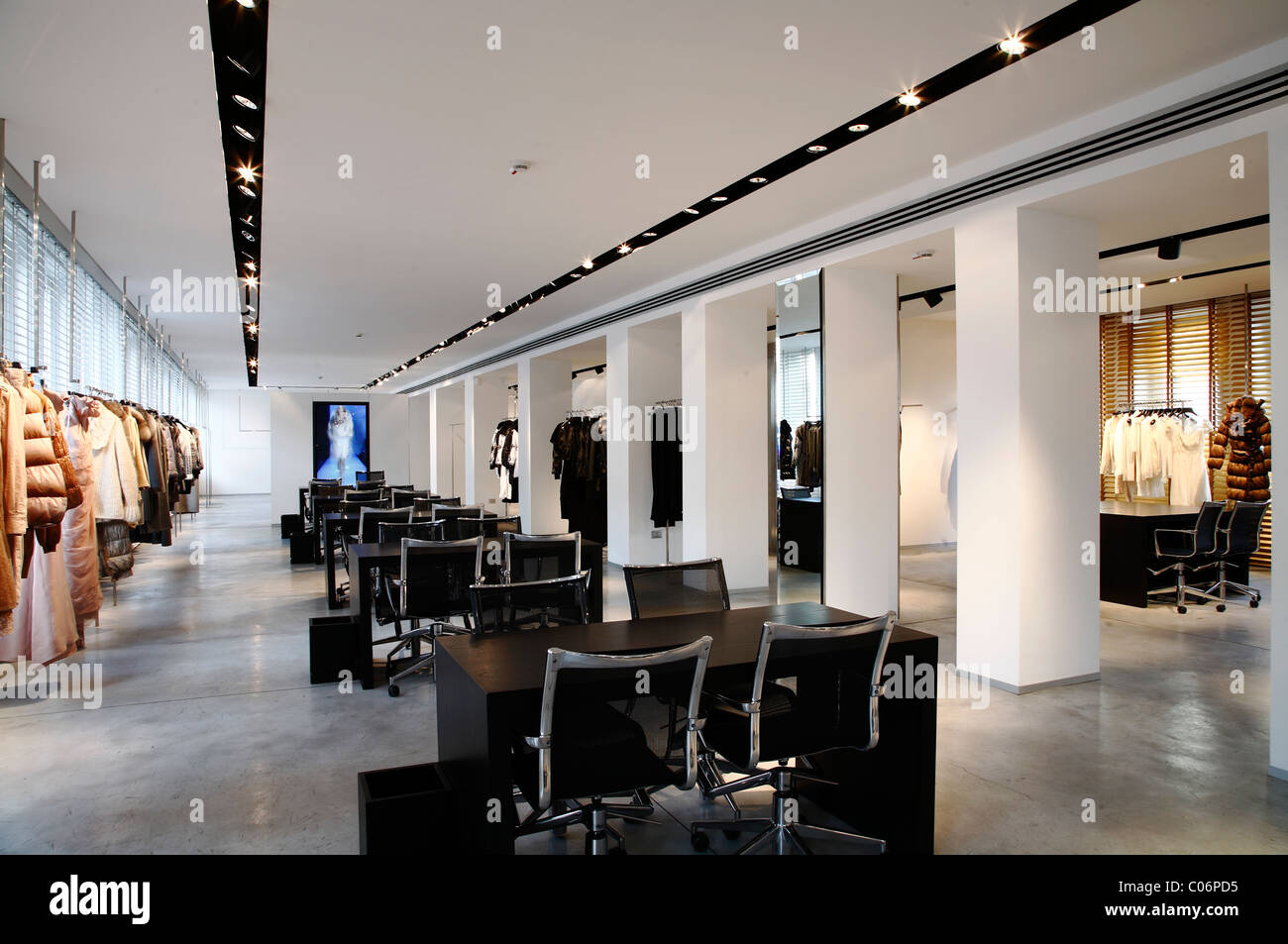 Fashion showroom in Milan, Italy Stock Photo - Alamy