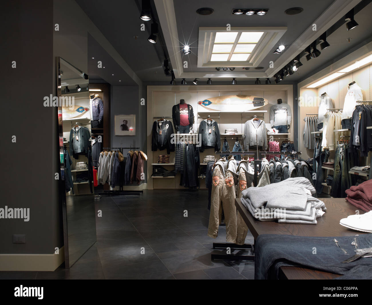 fashion clothes store in Milan, Italy Stock Photo - Alamy