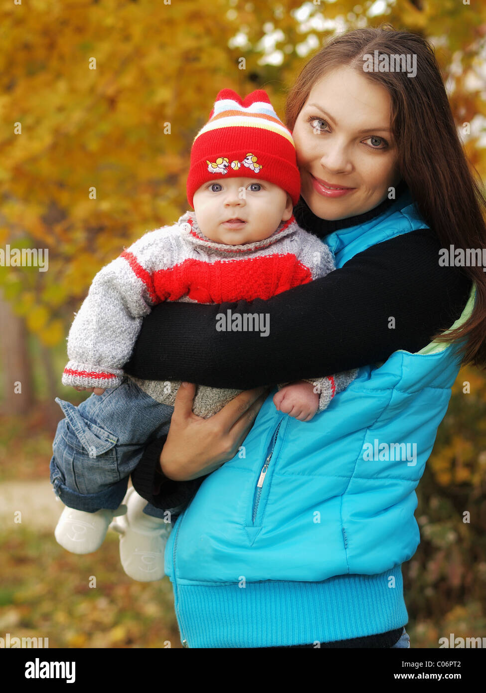 Mother and baby Stock Photo - Alamy