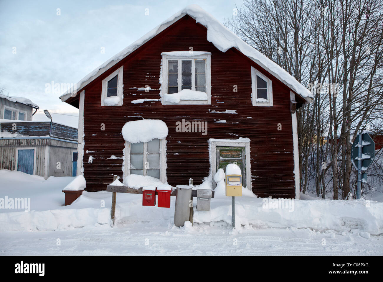 Sweden in Snow Stock Photo - Alamy