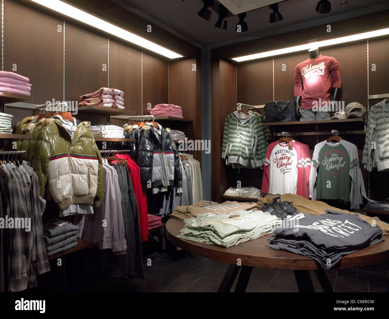 Male fashion store in Milano, Italy Stock Photo - Alamy