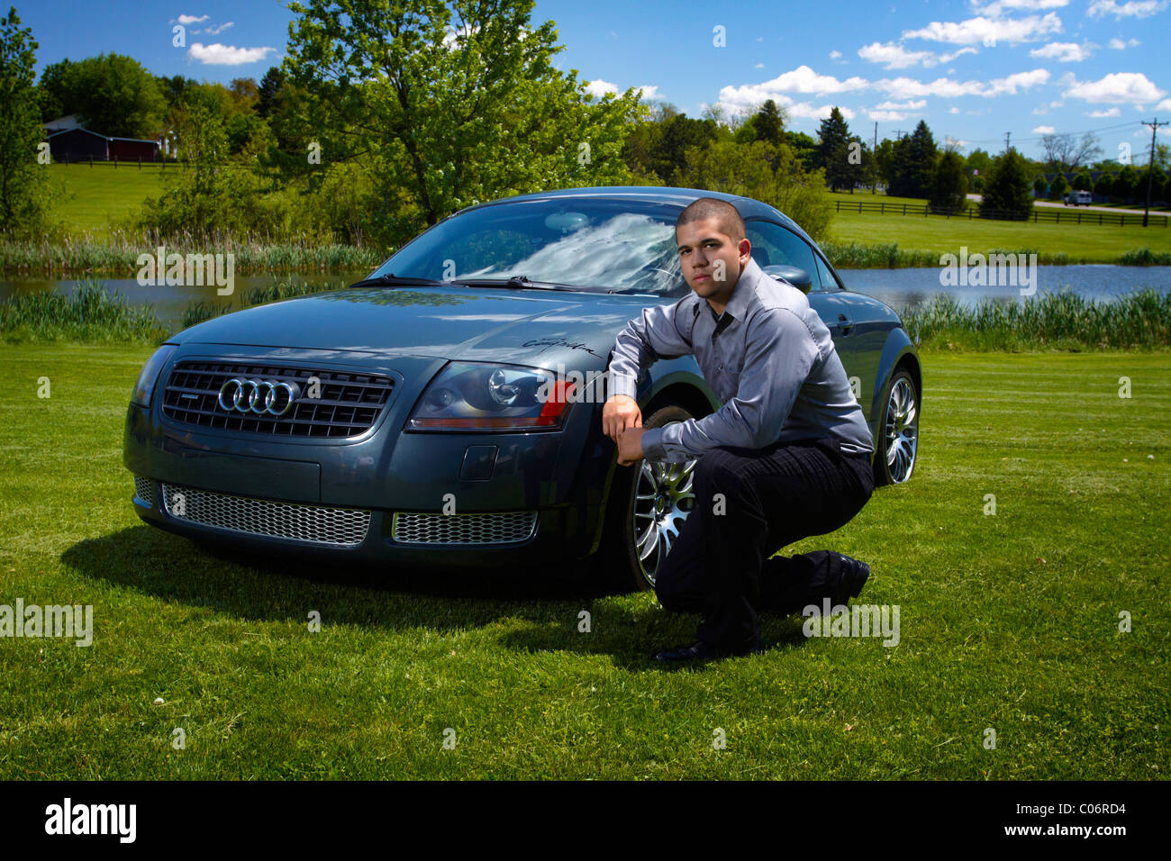 A 17 year old American high school teenager Stock Photo - Alamy