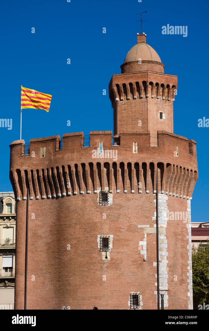 Blue sky castellan flag hi-res stock photography and images - Alamy