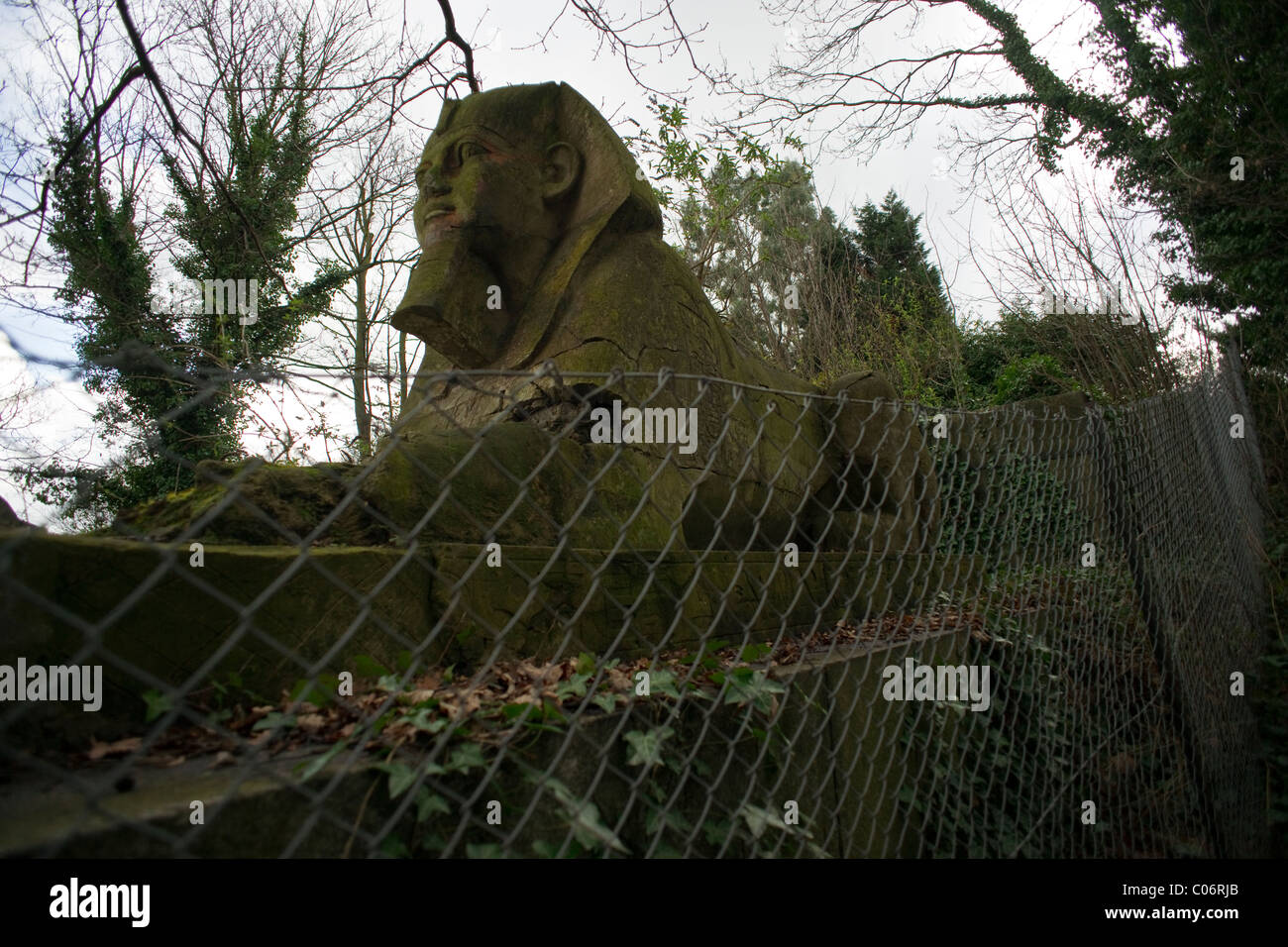 Crystal Palace Sphinx Stock Photo - Alamy