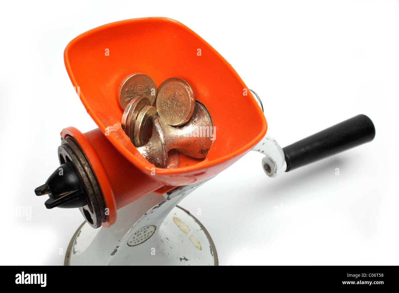 orange meaty grinder Stock Photo - Alamy