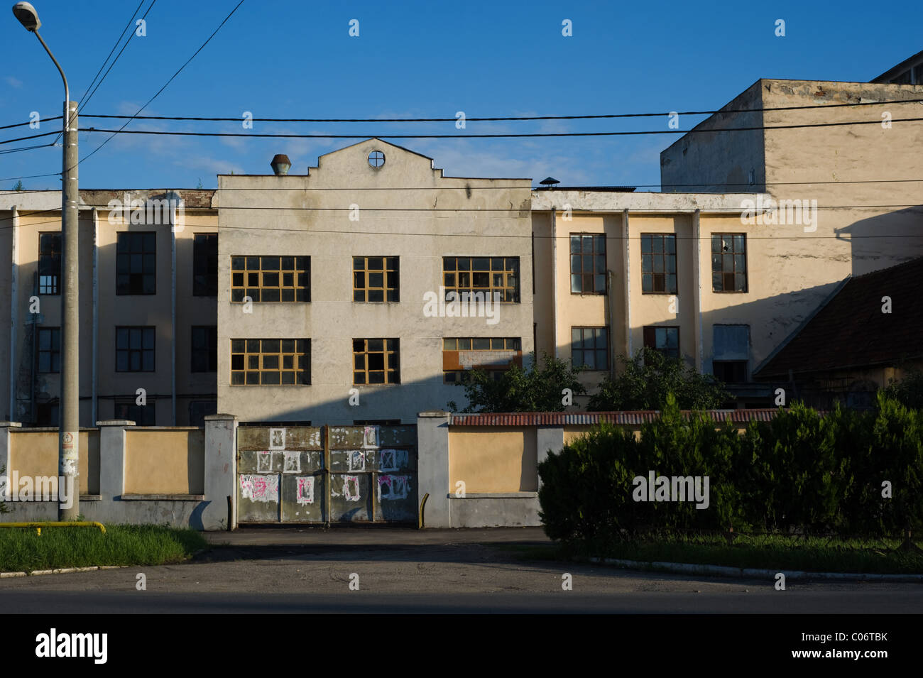 Building in Gherla, Romania Stock Photo - Alamy