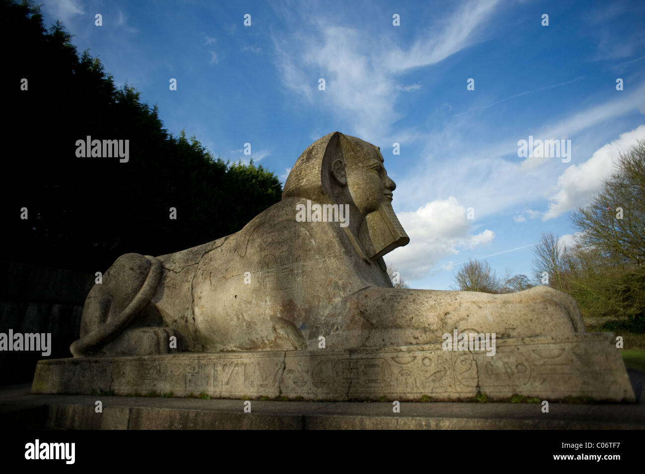 Crystal Palace Sphinx Stock Photo - Alamy