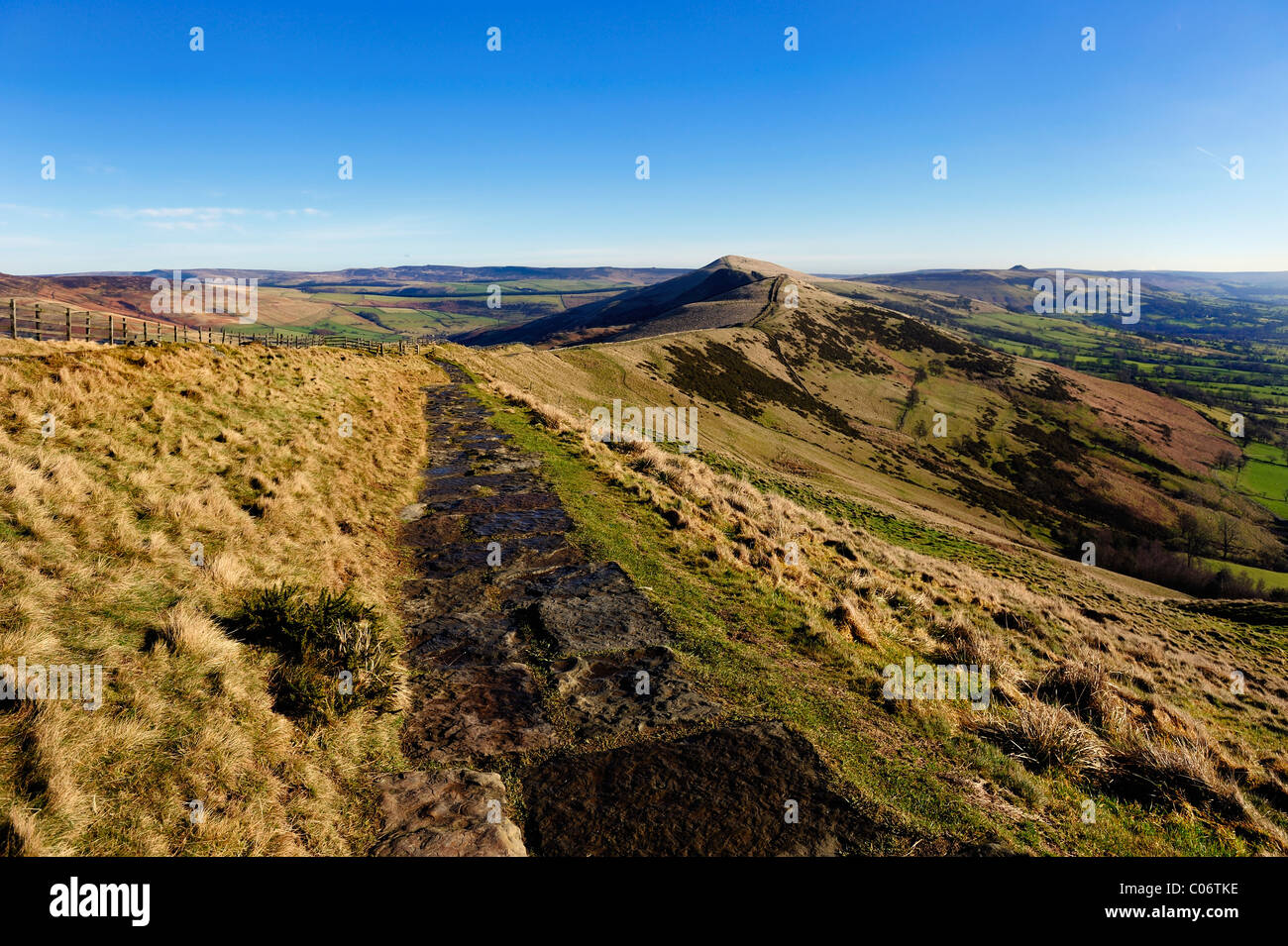 Footpath to mam tor hi-res stock photography and images - Alamy