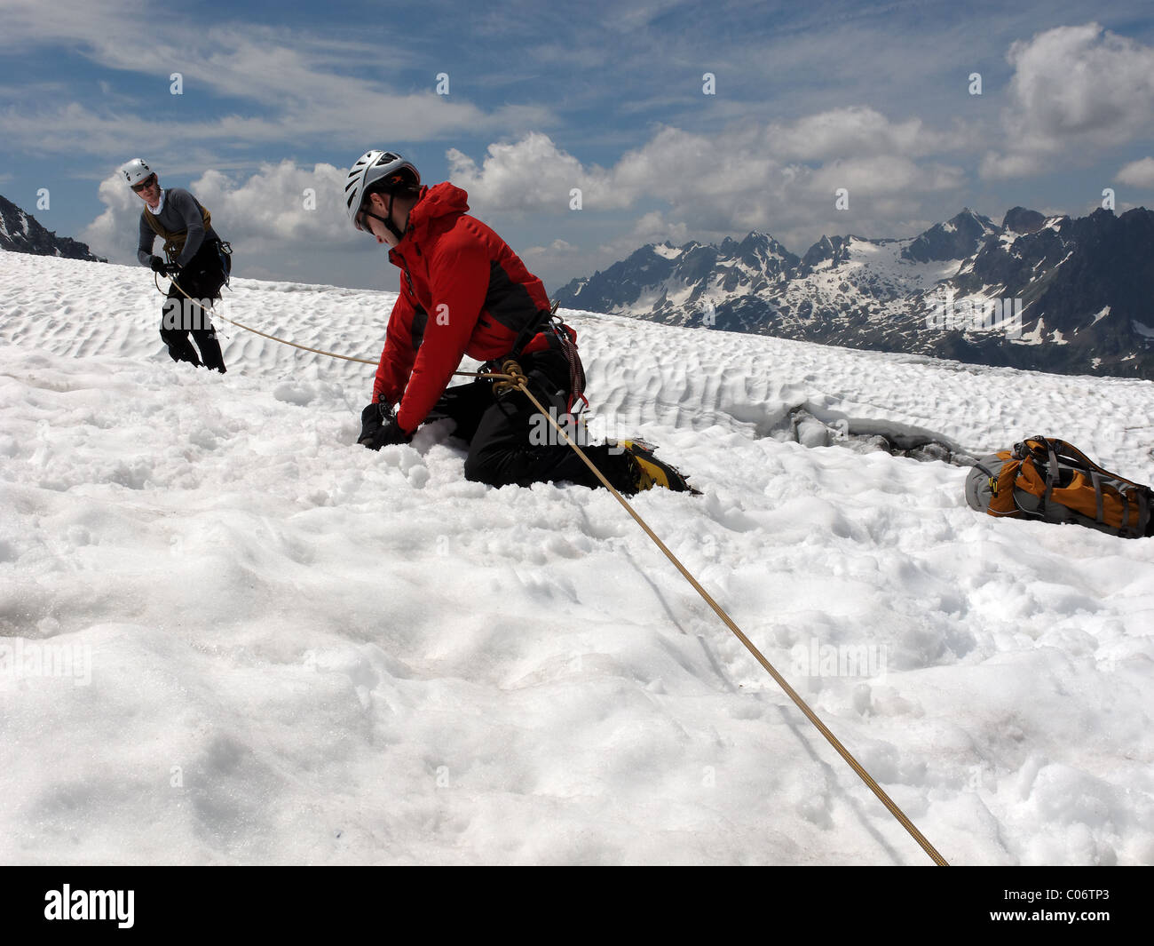 Aiguille du tour jonathan conville course hi-res stock photography and ...
