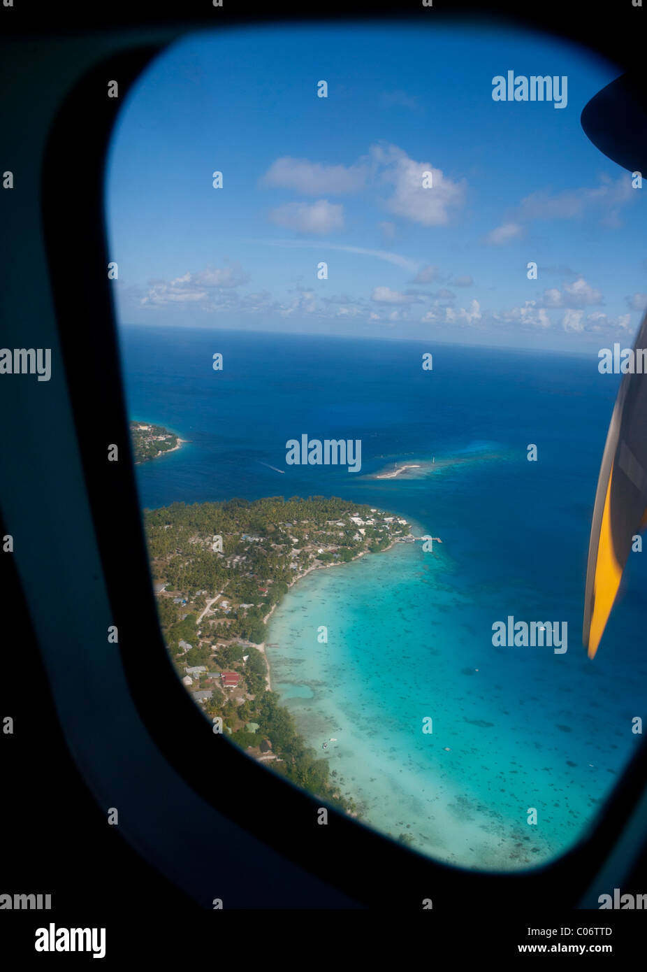 View through window of airplane Stock Photo - Alamy