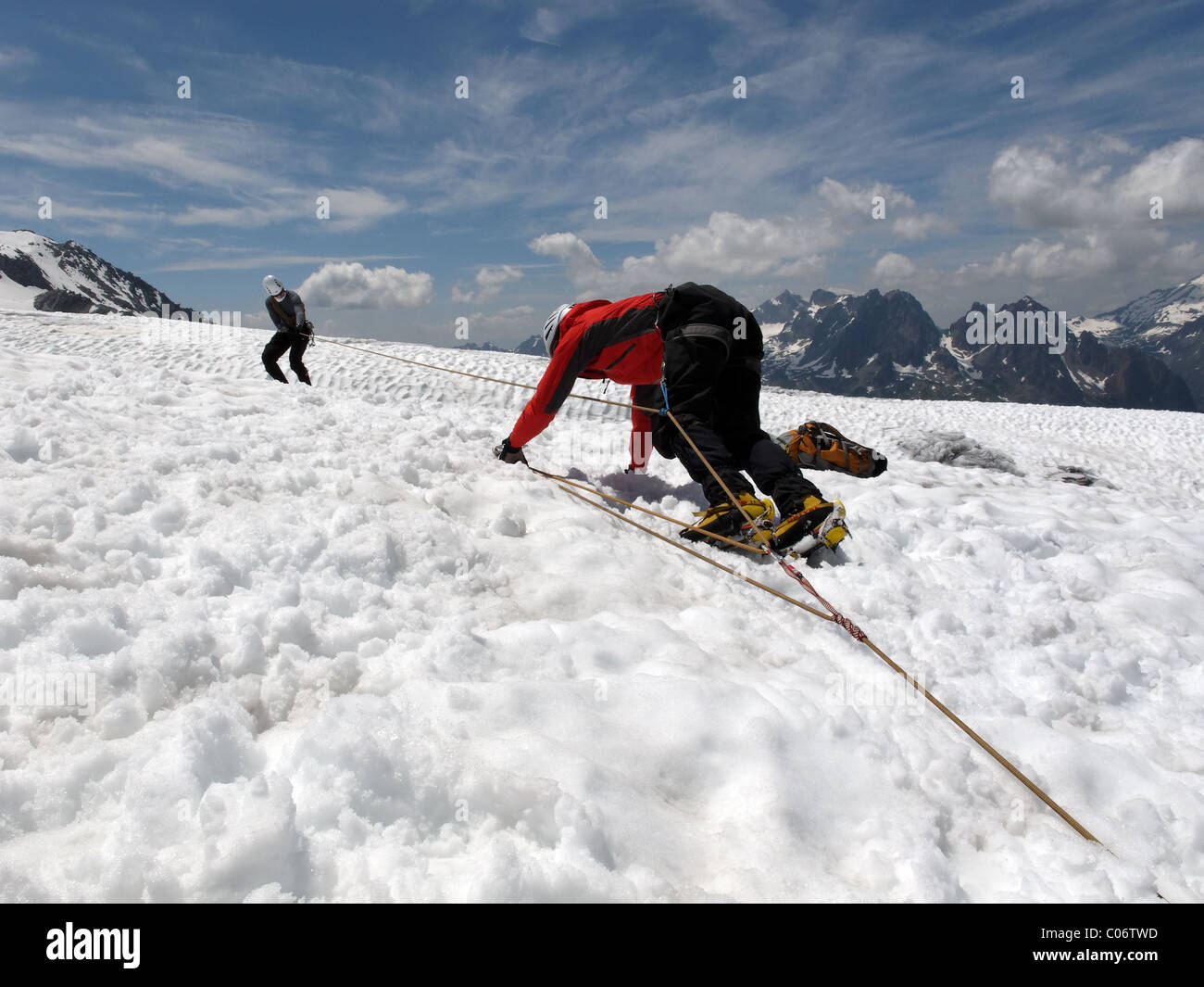 Aiguille du tour jonathan conville course hi-res stock photography and ...