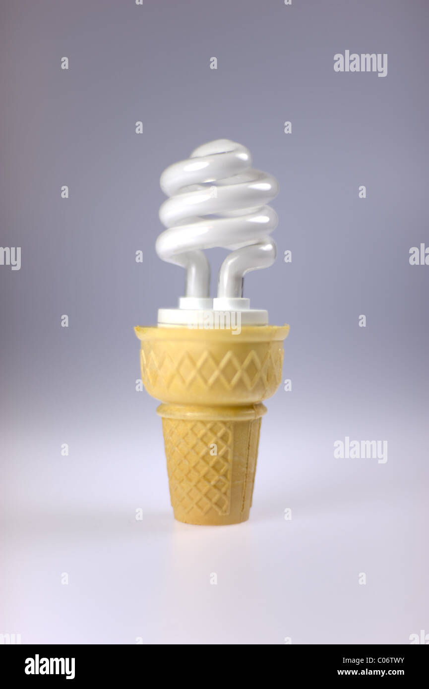 Compact fluorescent lamp Stock Photo - Alamy