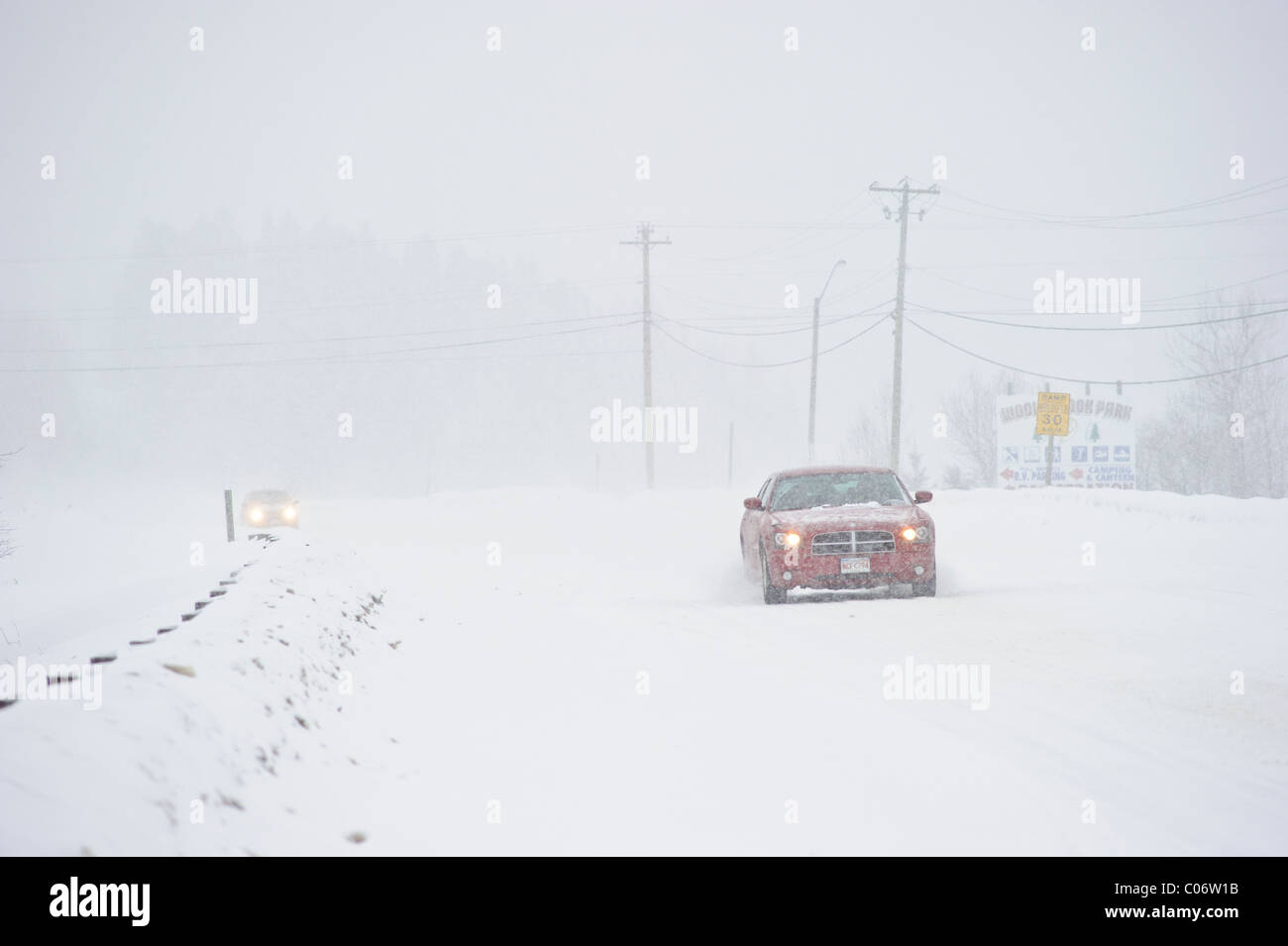 Driving in a storm hi-res stock photography and images - Alamy