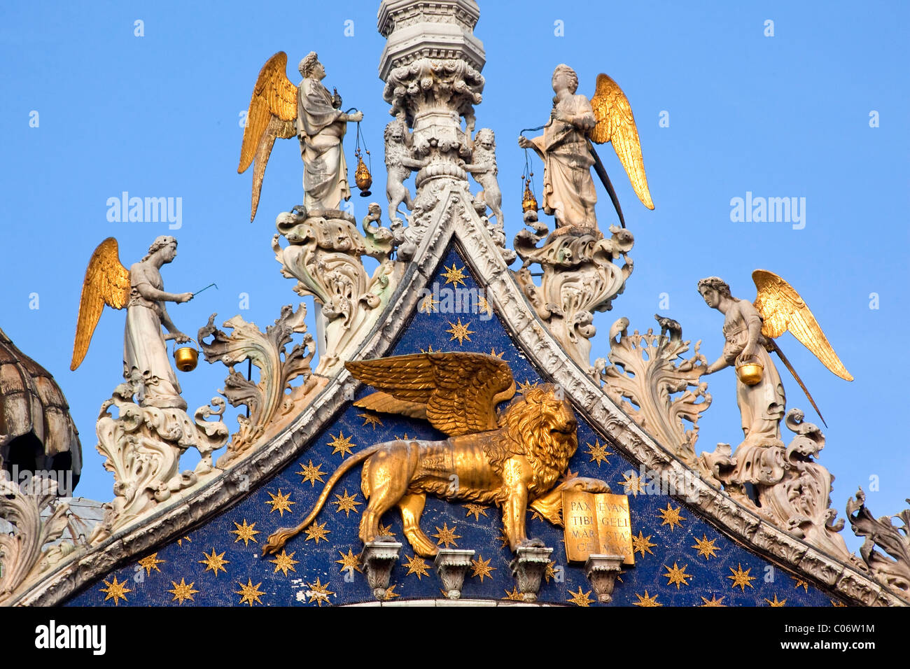 Christian Winged Lion Venice Venice. Winged Lion Of St. Mark Symbol