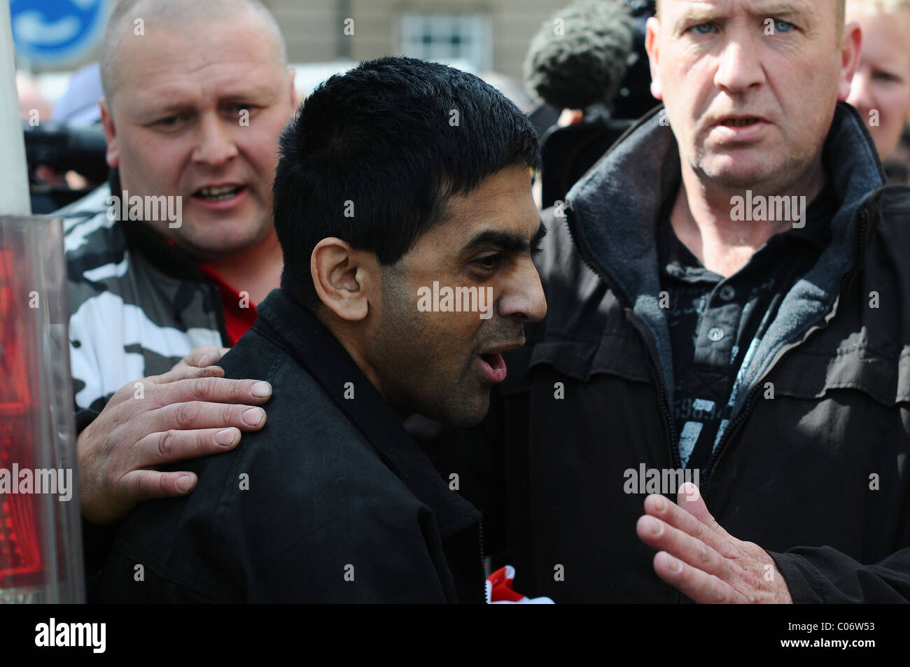 Angry edl supporter hi-res stock photography and images - Alamy
