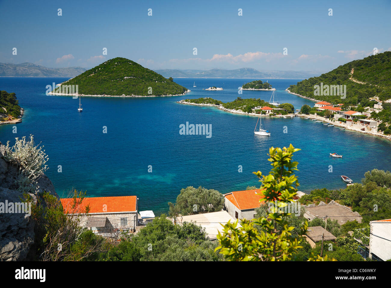 Pozura bay on island Mljet Stock Photo - Alamy