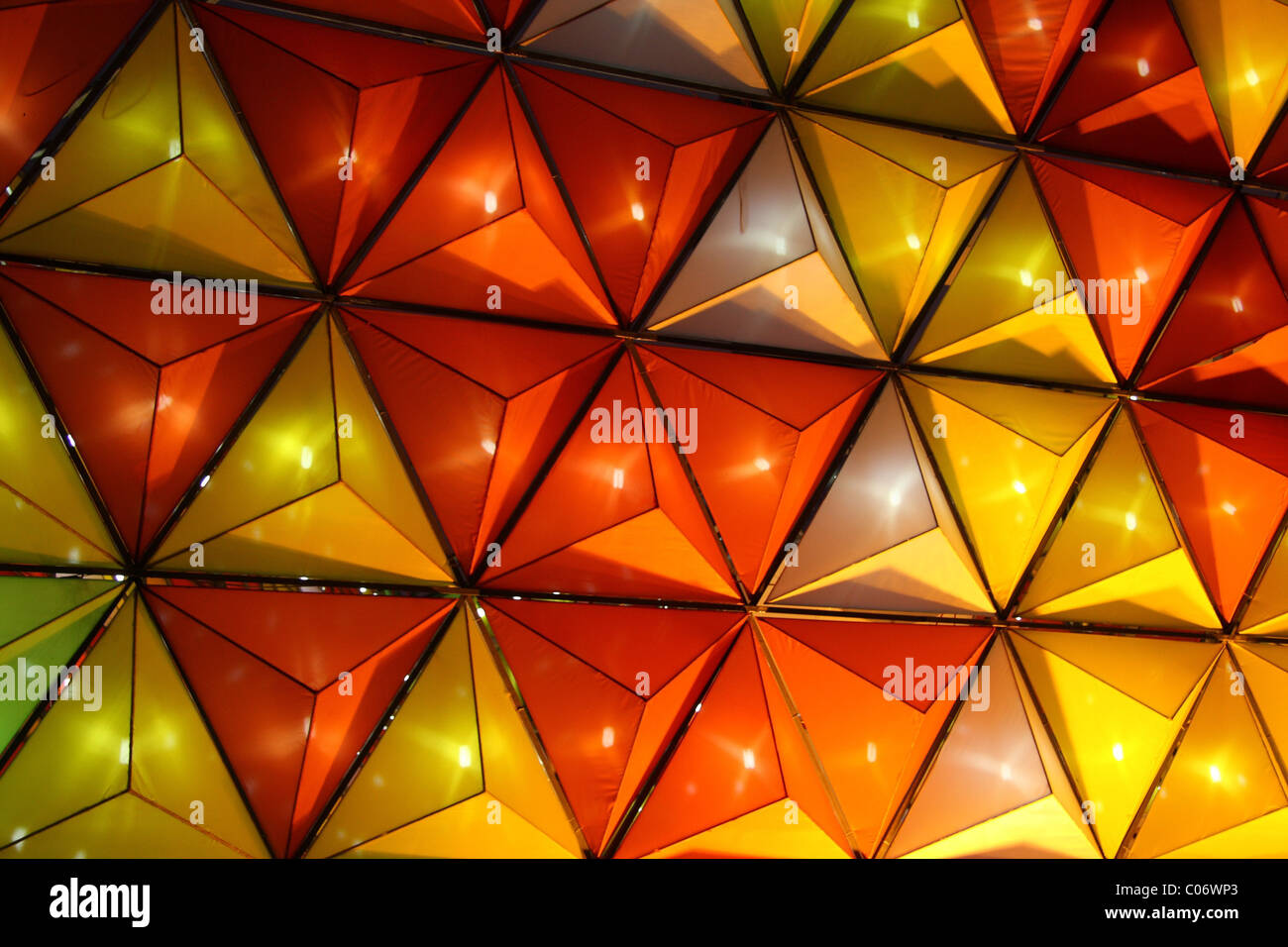 Triangles of light Stock Photo - Alamy