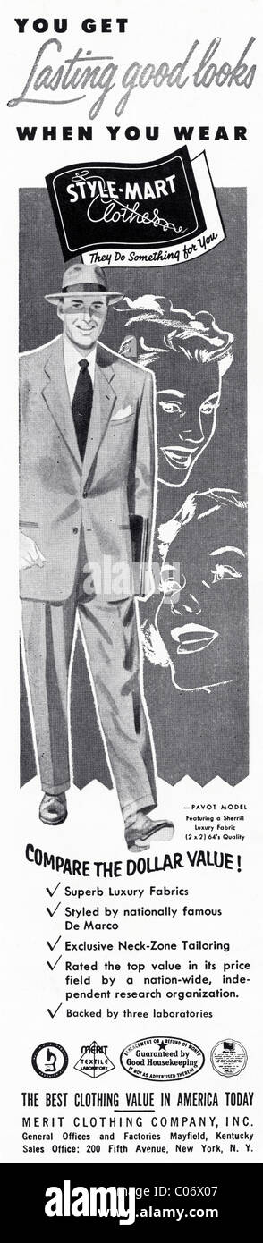 Original 1950s advertisement with recipe in American consumer magazine ...