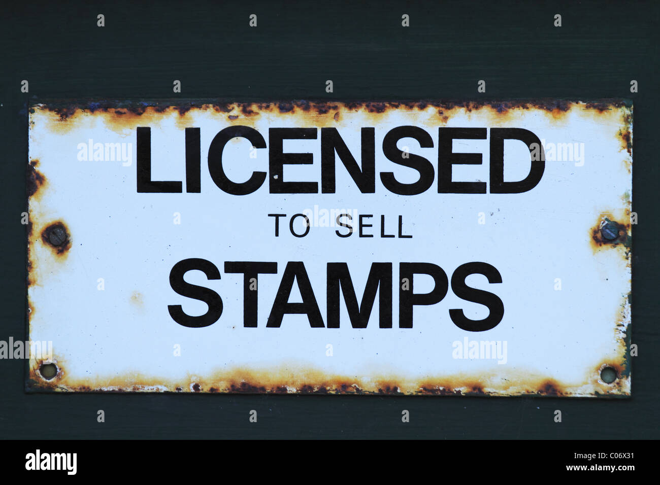 The old post office sign hi-res stock photography and images - Alamy