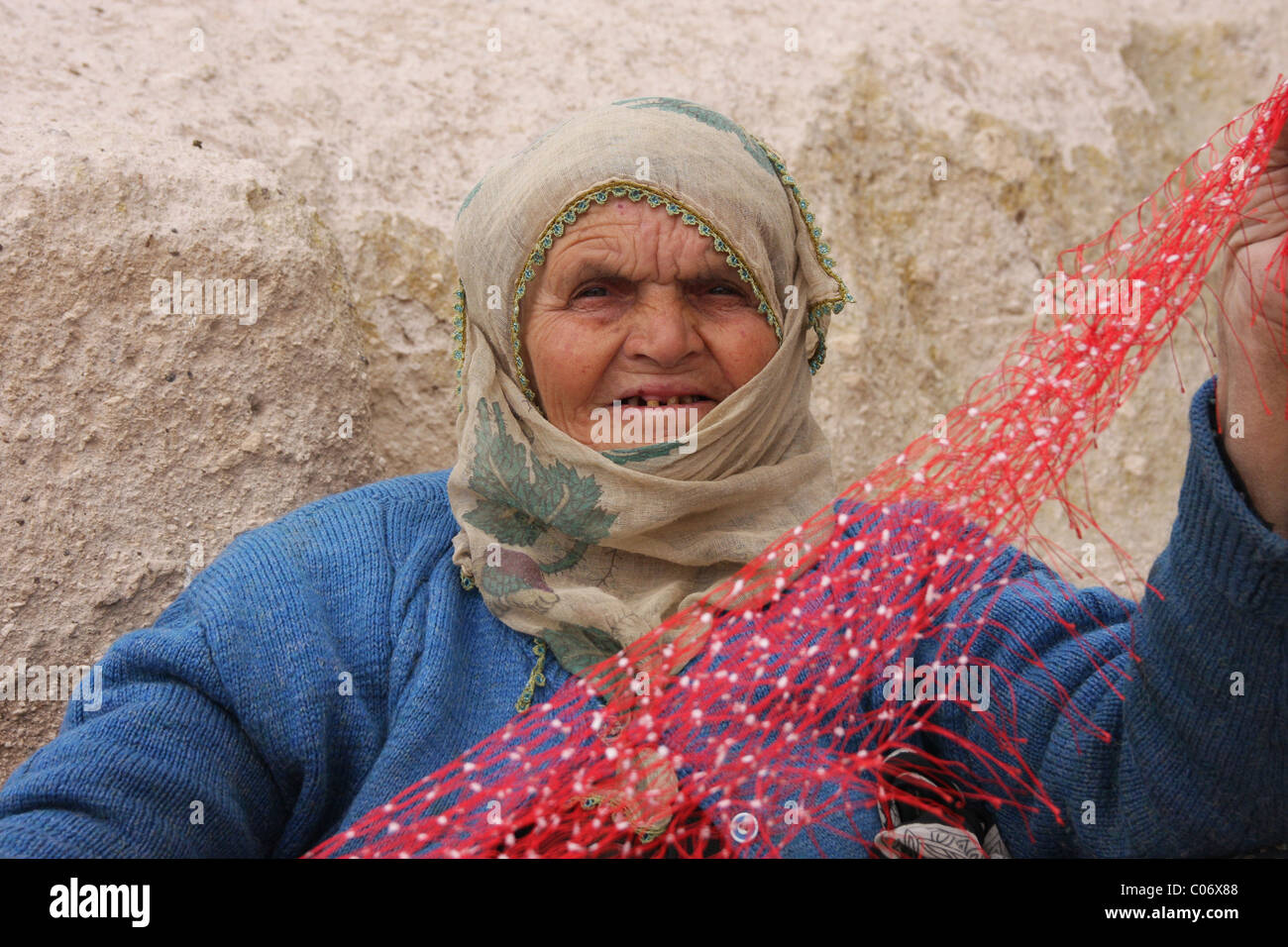Traditional lady in Cappadocia, Turkey Stock Photo - Alamy