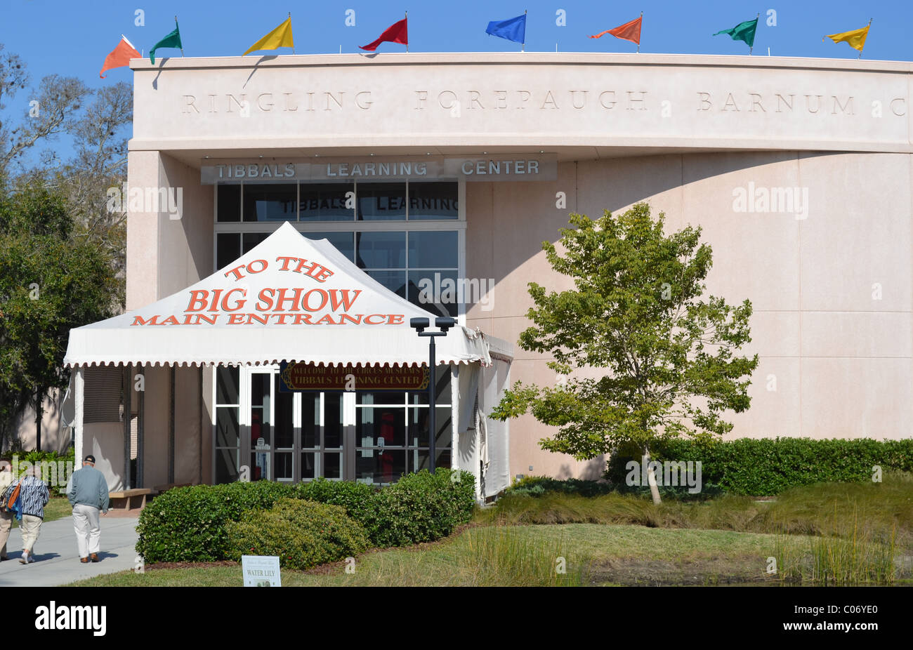 Circus Museum at the Ringling Museum of Art in Sarasota Florida Stock ...