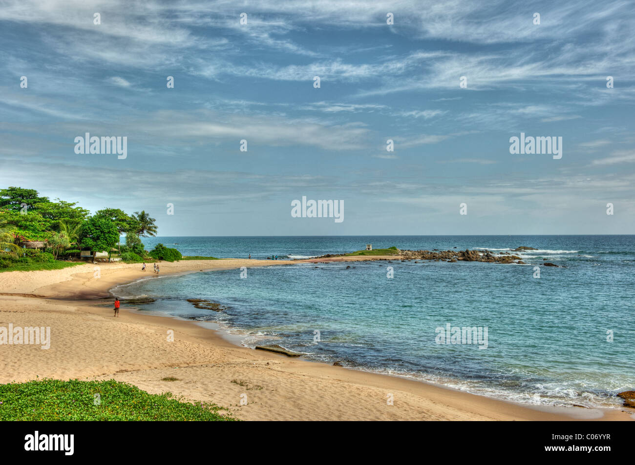 Tangall beach Sri Lanka Stock Photo - Alamy