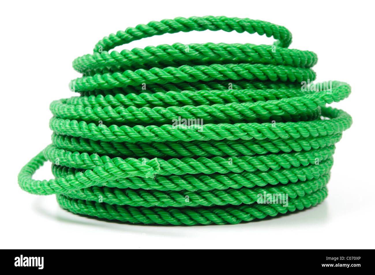 Rope Green 12mtr Length Roll Stock Photo - Alamy