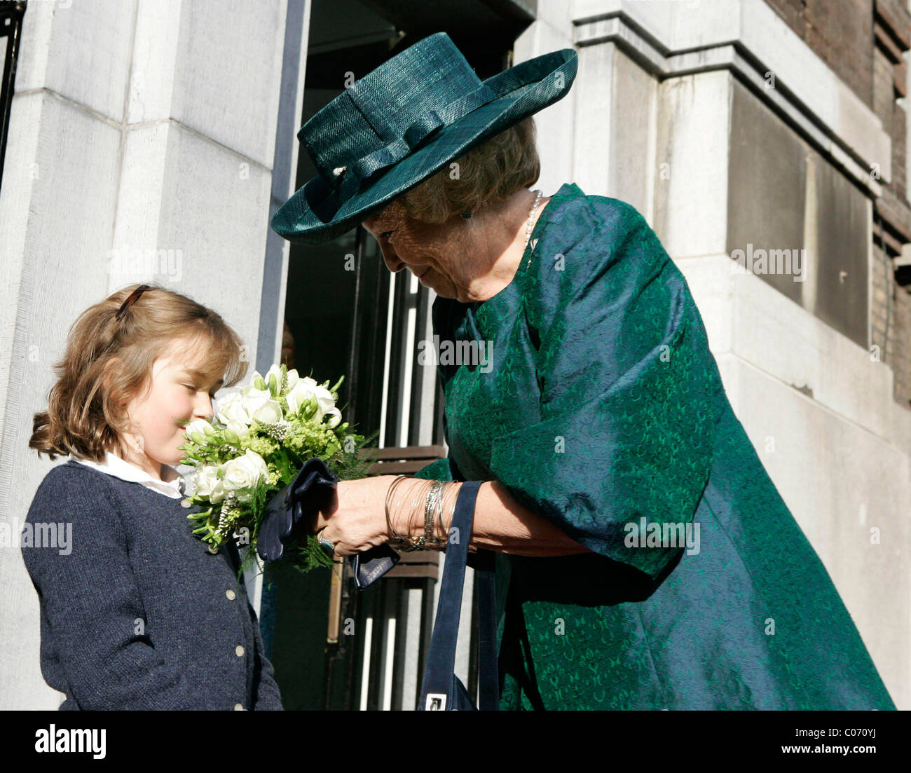 Queen Beatrix attends the opening of "Hollanders in Beeld" exhibition ...
