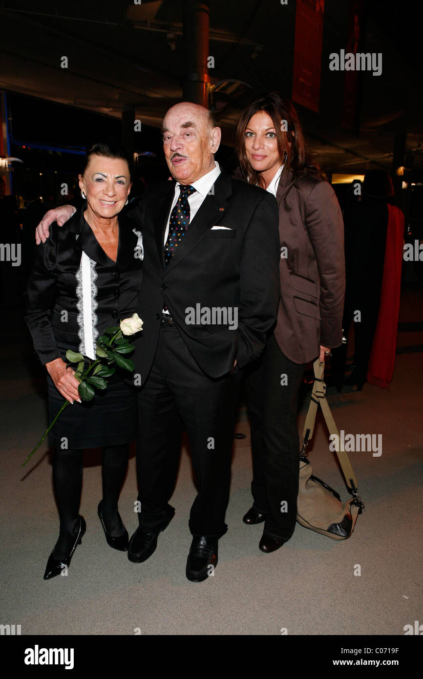 Maria Brauner, Artur Brauner, Alice Brauner Aftershow party for the ...