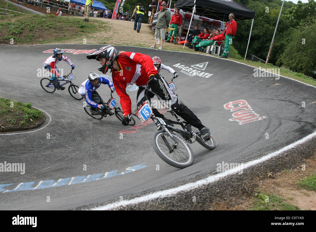 Championship BMX bike racing. 8th July 2006 Stock Photo - Alamy