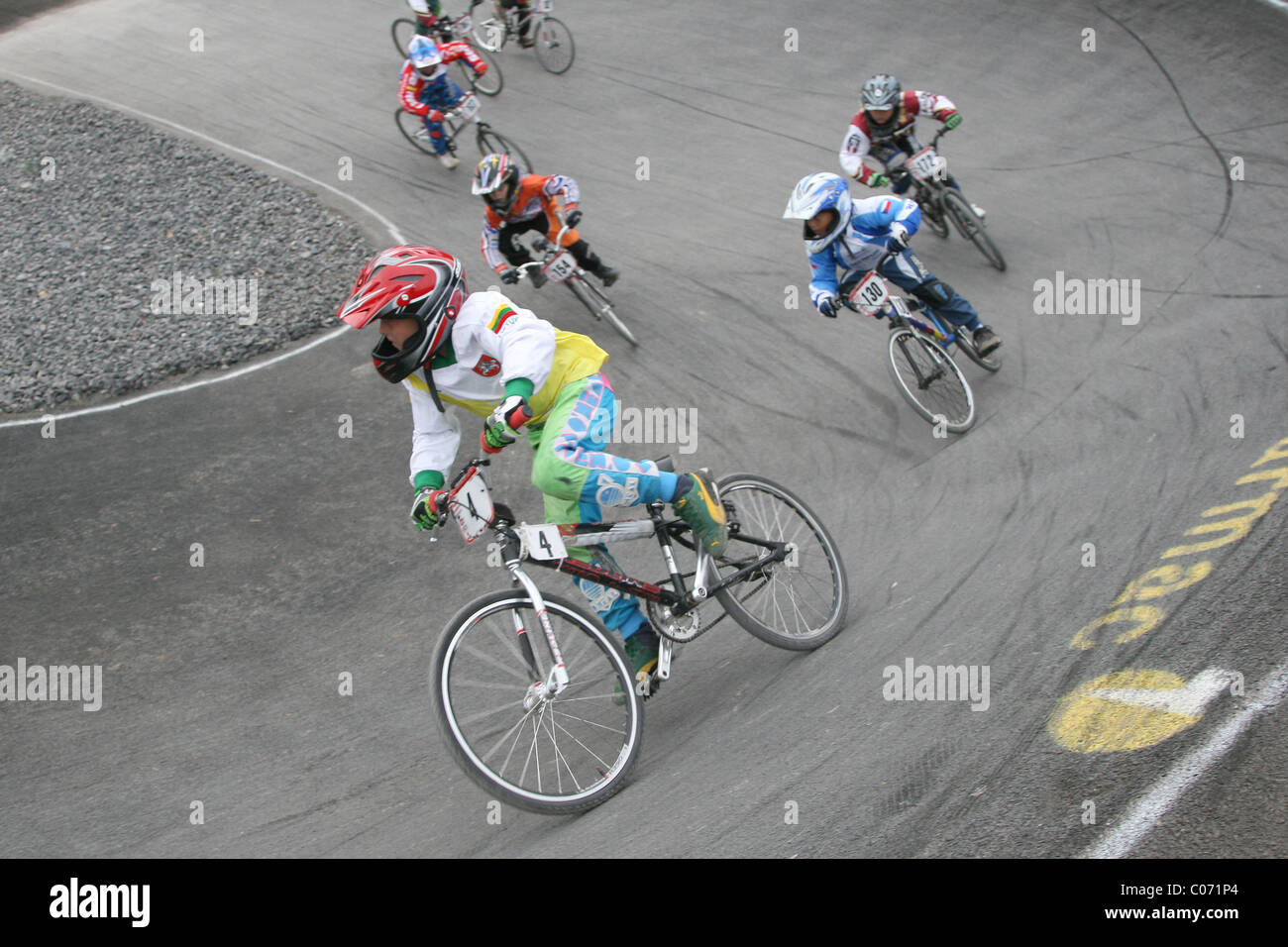 Championship BMX bike racing. 8th July 2006 Stock Photo - Alamy