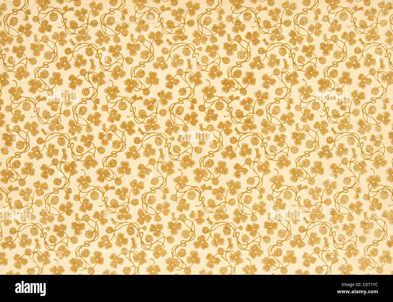 Jugend-still flower pattern Stock Photo - Alamy
