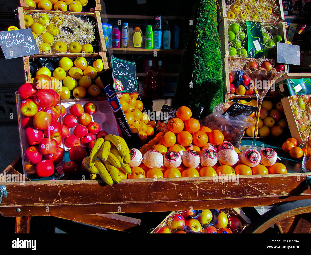 Paris, France, French Fruit Green Grocery Food Stores, Shopping, Paris ...