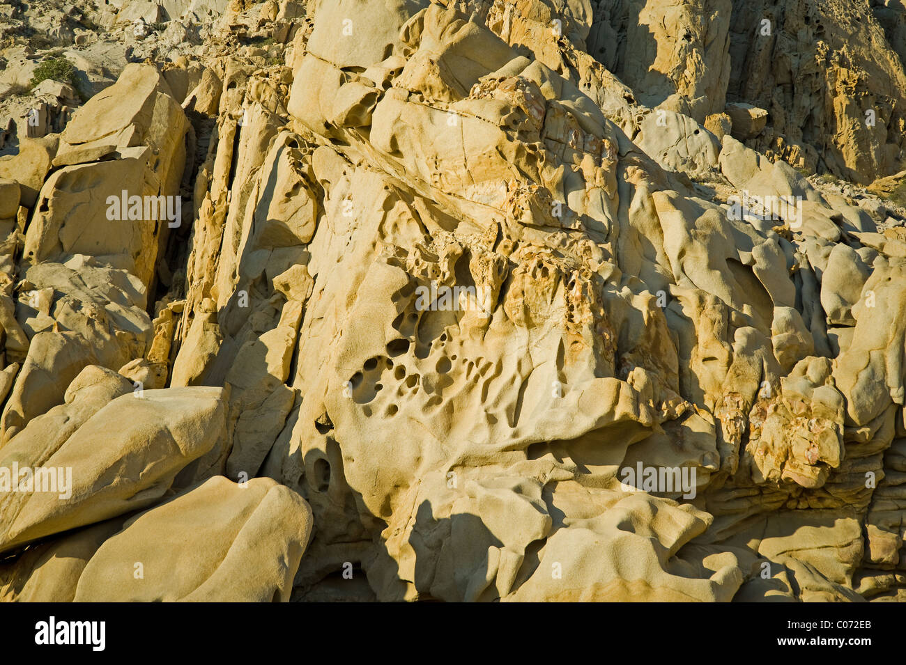 stone rocks formation wind water salt erosion cavity cavities Stock ...