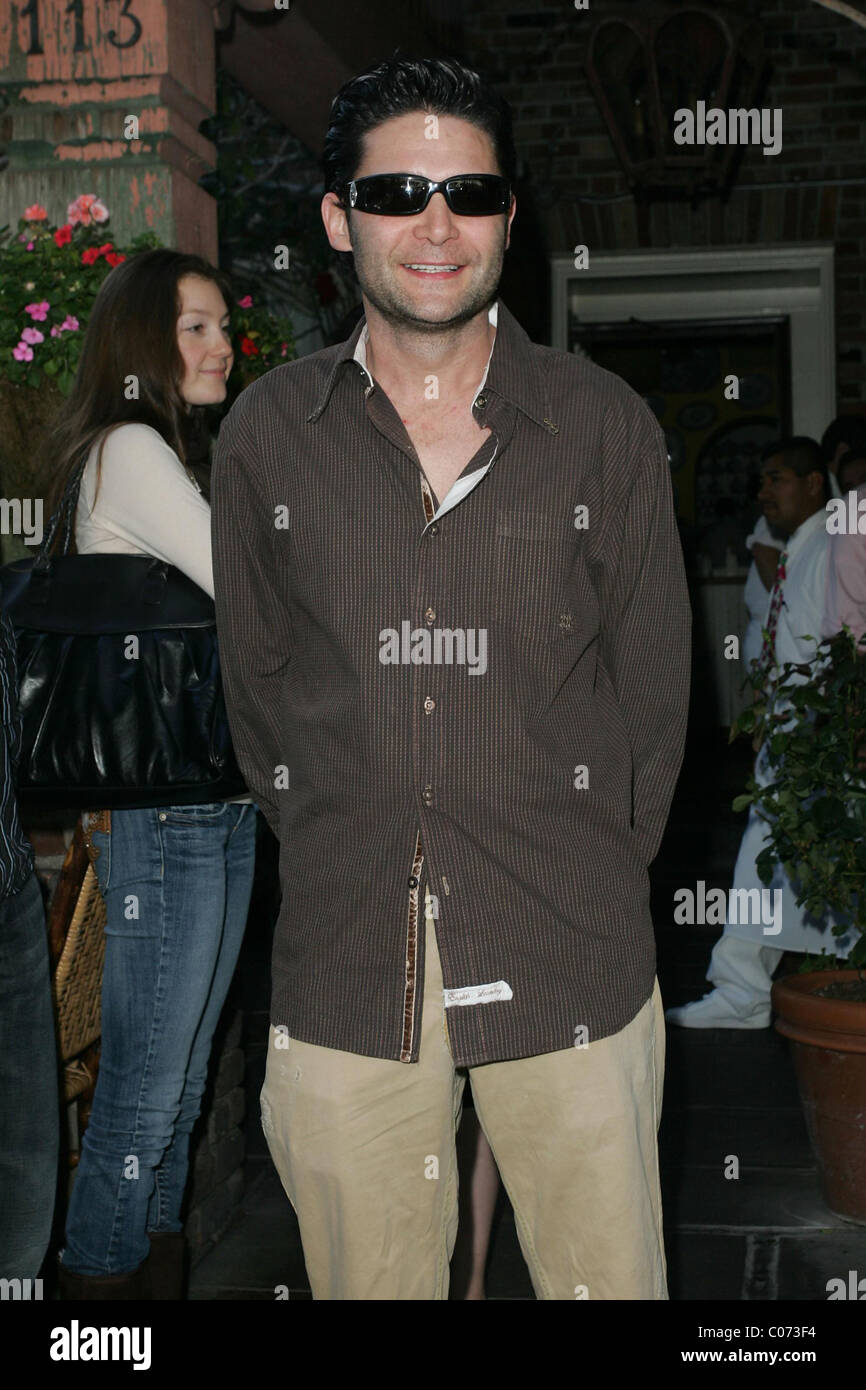 Corey Feldman arrives with friends at the Ivy for lunch Los Angeles ...